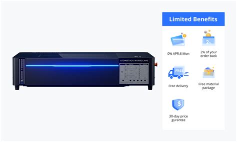 Atomstack Hurricane 55w Co2 Laser Cutter