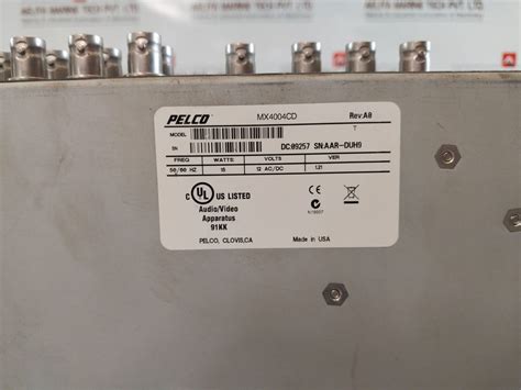 Pelco Mx4004cd Duplex Color Multiplexer Aeliya Marine
