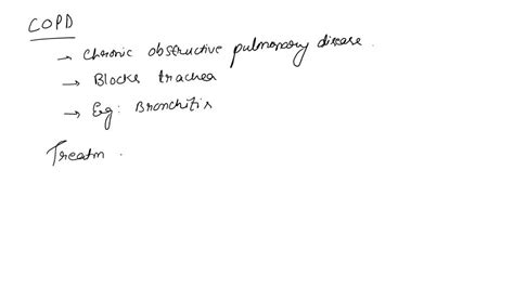 Solved A What Is Chronic Obstructive Pulmonary Disease Copd B Which Specific Lung Diseases