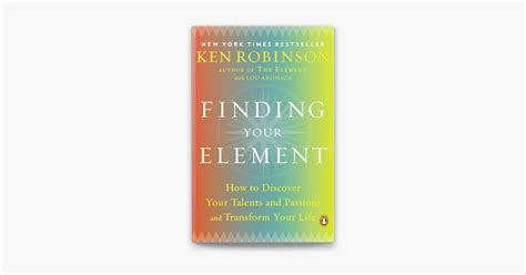 ‎finding Your Element By Sir Ken Robinson Phd And Lou Aronica On Apple Books