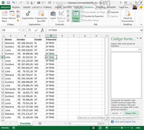 Microsoft Excel Converter Planilha Em XML On Training Treinamentos Corporativos