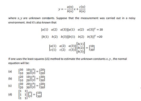 In An Experiment Three Particular Variables A B C Chegg Com