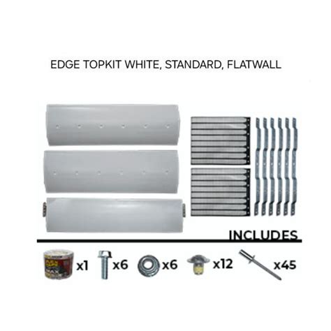 Transtex Edge Topkit White Std Flatwall American Road Service