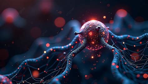 Neuron In Focus The Building Block Of Nervous System Background Neurons Synapses Neural