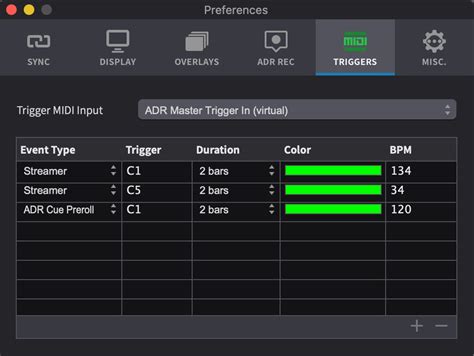 Midi Triggers Adr Master 3 Non Lethal Applications