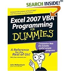 Excel VBA Programming For Dummies The Huge Library