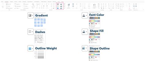 Change Color And Style Of Text And Shapes Ampler