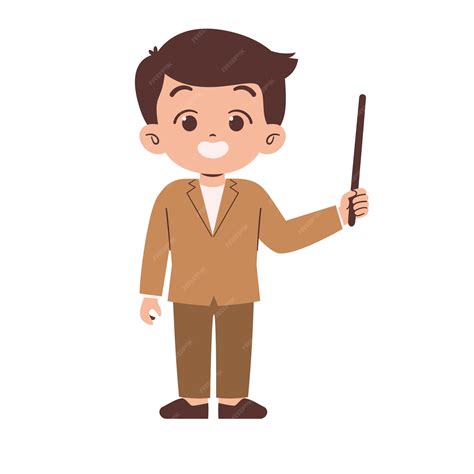 Premium Vector Male Teacher