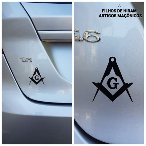 Adesivo Maçônico Esquadrocompasso Elo7 Produtos Especiais
