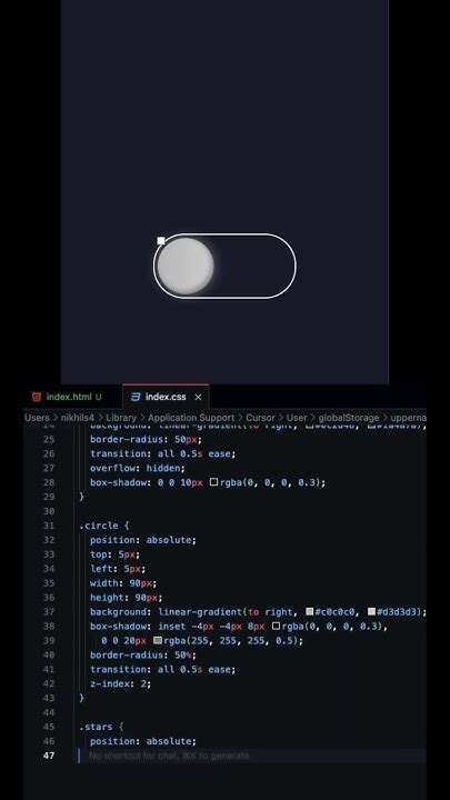 Day 04 🔥 Day Night Toggle Button With Full Code Css Html Js Coding Youtube