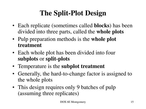 ppt design of engineering experiments part 10 nested and split plot