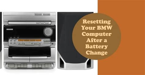 Resetting Your BMW Computer When And How