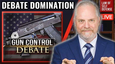 MASTERFUL Take Down Of Gun Controllers RIDICULOUS Arguments Law Of