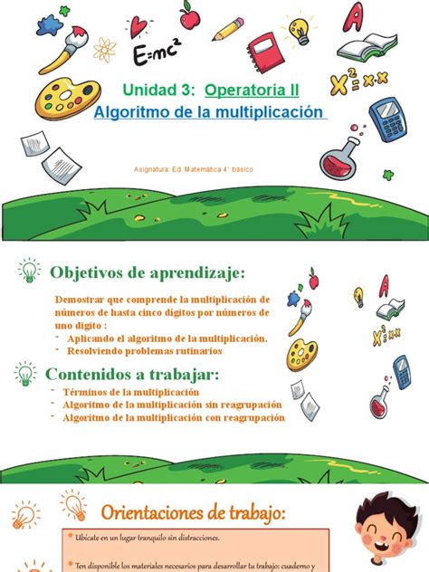 4tomatematica Algoritmo Multiplicacion Pdf Multiplicación Algoritmos