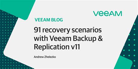 Recovery Scenarios With Veeam Backup Replication V