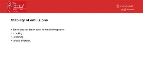 Emulsion And There Types And Other Pptx