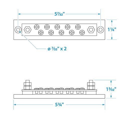 Terminal Block 10 Gang Canadian Marine Parts