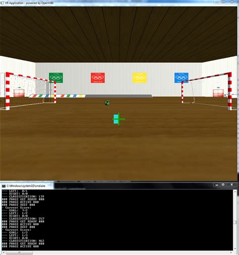 Motor Imagery Handball Demonstrator OpenViBE