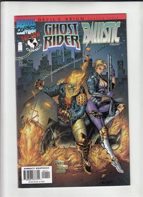 Ghost Rider Ballistic 1 Marvel Top Cow 1997 Devils Reign Chapter 3
