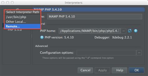 Php Remote Interpreters Support In Phpstorm 8 Eap The Phpstorm Blog