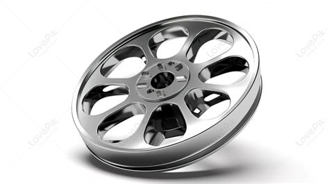 매혹적인 3d 일러스트레이션 흰색 배경의 필름 릴 할리우드 배경 영화 필름 배경 3d 일러스트 배경 이미지 Hd