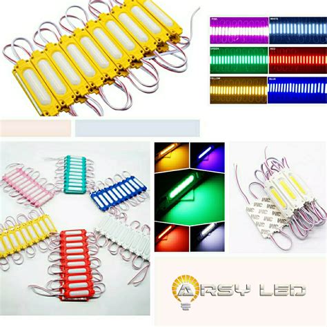 Module Lampu Led Modul Cob Watt V Volt Kolong Dashboard Motor Mobil Neon Box