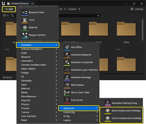 animation compression in unreal engine unreal engine 5 4 documentation epic developer community