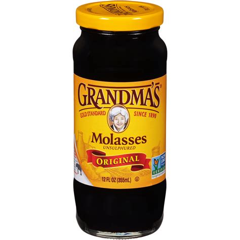 Grandmas® Original Unsulphured Molasses 12 Fl Oz Jar