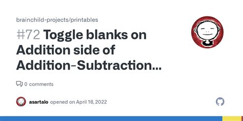 Toggle Blanks On Addition Side Of Addition Subtraction Relationship Worksheet · Issue 72