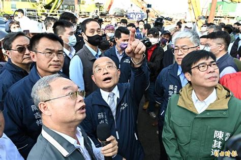 感謝陳其邁相挺 蘇貞昌：覺得很溫暖 不像有些人不敢講 政治 自由時報電子報