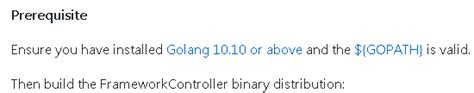 The Required Version Of Golang Is Wrong Issue Microsoft Frameworkcontroller Github