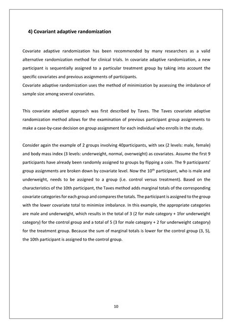 Methods Of Randomization Final Pdf