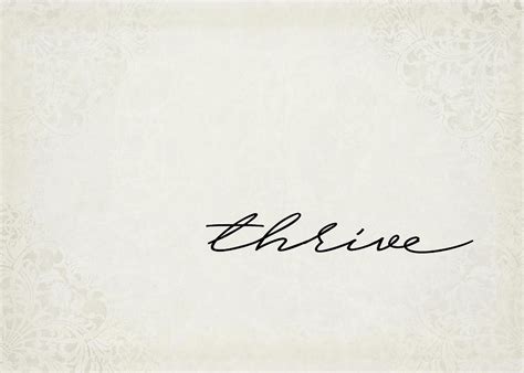 Thrive One Word Series Digital Art By Ricky Barnard Pixels