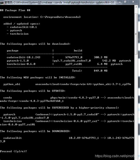 pytorch环境安装【python3 7 anaconda3 cuda10 1】 golab上配置python3 7 pytorch1 6 csdn博客