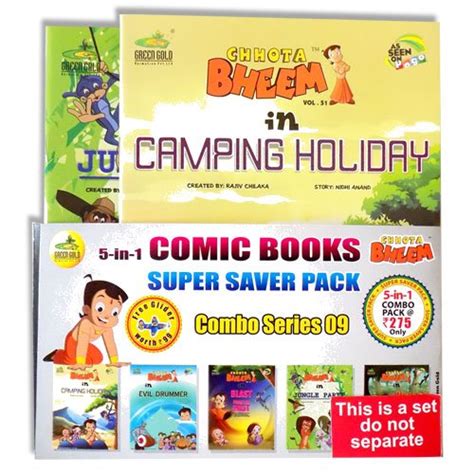 Combo Chhota Bheem Comic Series 9 Arun Shendurnikar Raj Viswanadha Nidhi Ananddarsana