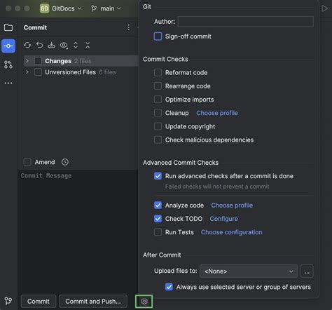 Commit And Push Changes To Git Repository Intellij Idea Documentation