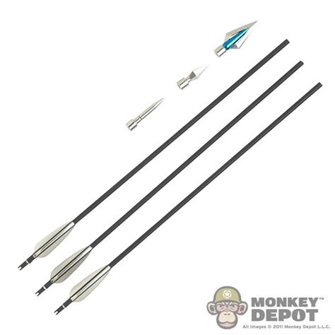 Monkey Depot Arrows Hot Toys Piece Arrow Set W Interchangeable Arrowheads