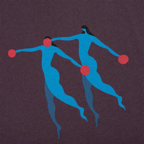 Step Sequence T Shirt Aubergine Feature