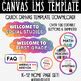 Canvas LMS Template BIG COURSE BUNDLE Rainbow Cloud Customizable