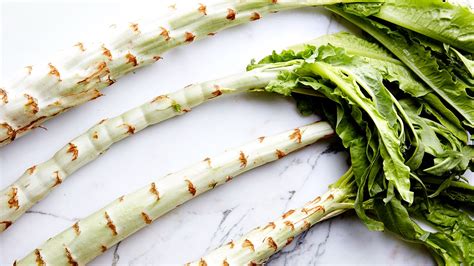 Chinese Lettuce Aka Celtuce Recipes And Tips Epicurious