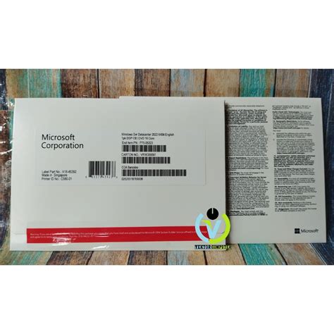 Jual Windows Server 2022 Datacenter 16 Core With COA DVD Original Shopee Indonesia