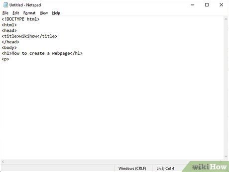How To Create A Simple Web Page With HTML Steps With Pictures