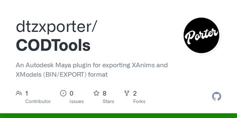 Github Dtzxporter Codtools An Autodesk Maya Plugin For Exporting Xanims And Xmodels Bin