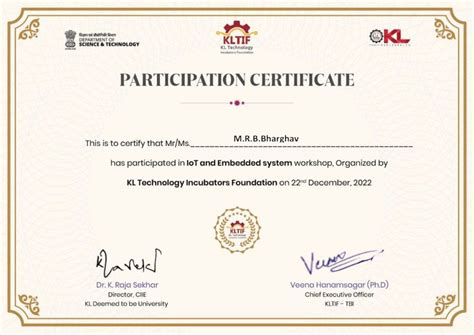 Technology Connections Iot Workshop Embeddedsystems Kluniversity Mrb Bharghav