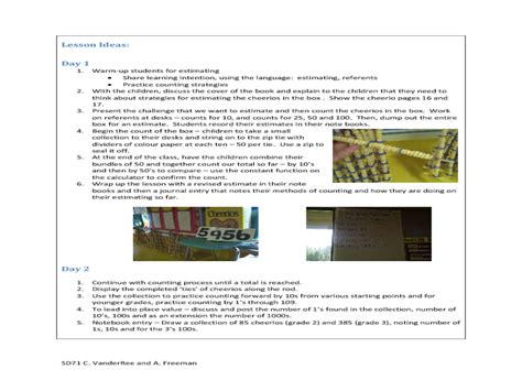 Book Title Great Estimations Lesson Plan For 1st 4th Grade Lesson Planet