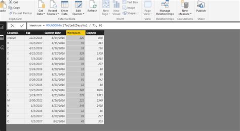 solved calculating number of weeks between two dates from microsoft power bi community