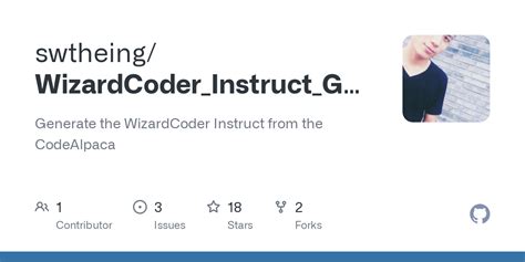 github swtheing wizardcoder instruct generator generate the