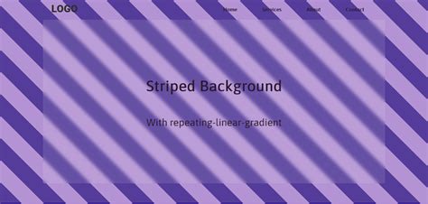 5 Ways To Implement A Striped Background With Css Only Logrocket Blog