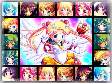 Sailor Moon And The Scouts Sailor Moon Fan Art Fanpop