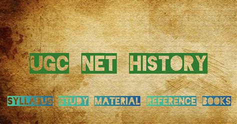 CreatureHistory UGC NET History Syllabus Study Material Reference